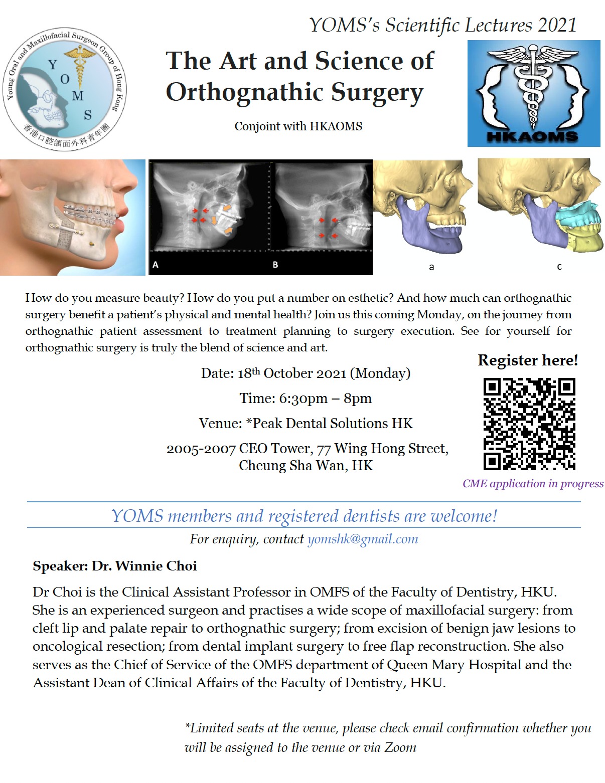 YOMS Scientific Lectures – The Art and Science of Orthognathic Surgery ...