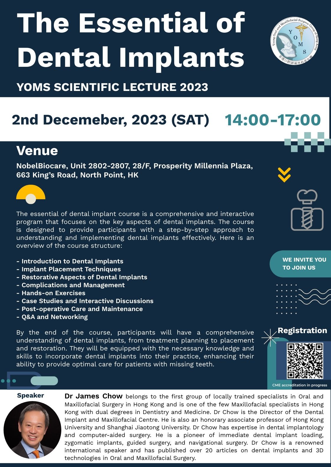 YOMS Scientific Lectures – The Essential of Dental Implants | Young ...